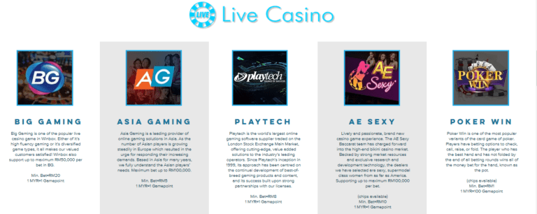 Winbox Games | Slots, Live Casinos, Sports, Lottery...