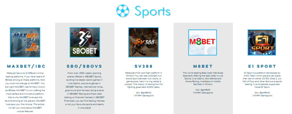 Winbox Games | Slots, Live Casinos, Sports, Lottery...